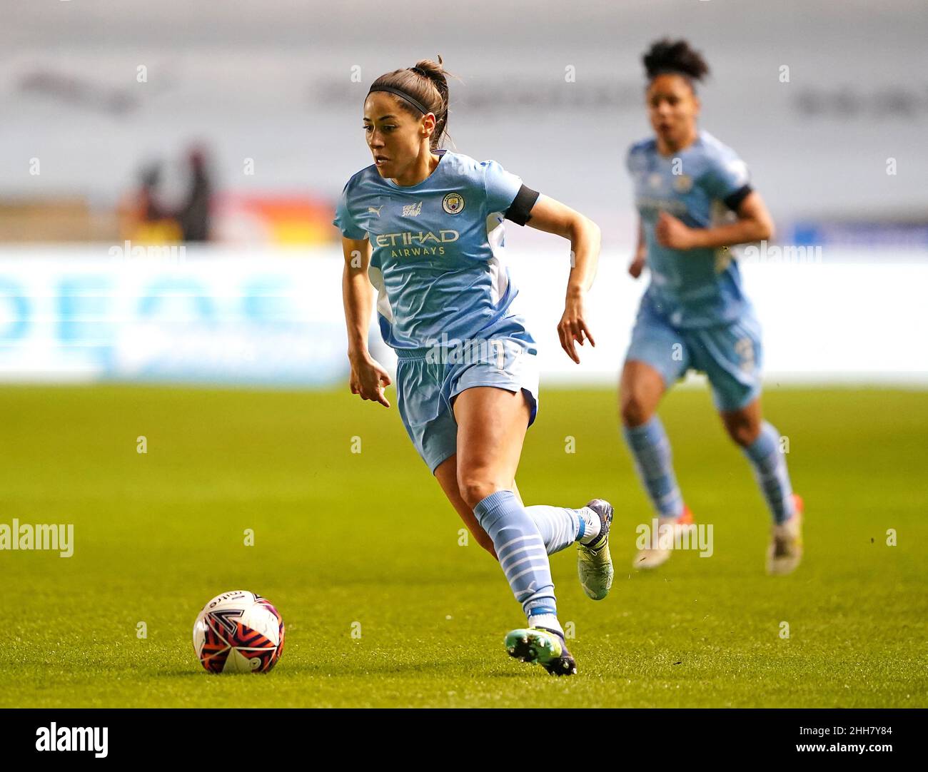 Manchester City's Vicky Losada in action during the Barclays FA Women's ...