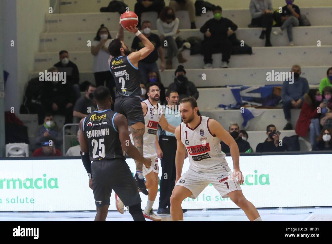 PalaRadi, Cremona, Italy, January 23, 2022, Jalen Harris (Vanoli ...