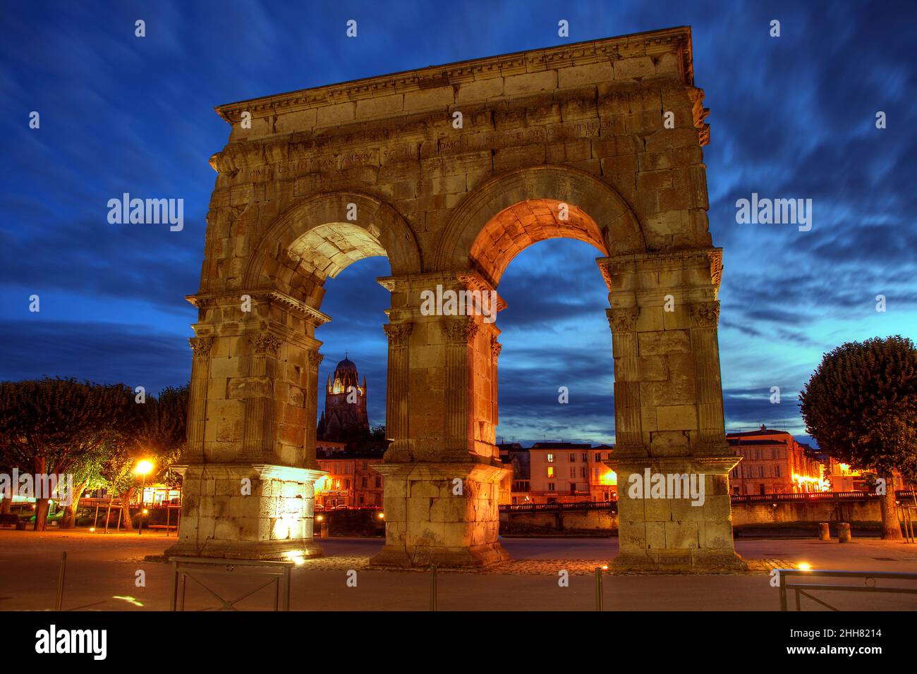 Roman Arch of Germanicus, Saintes, France Stock Photo - Alamy