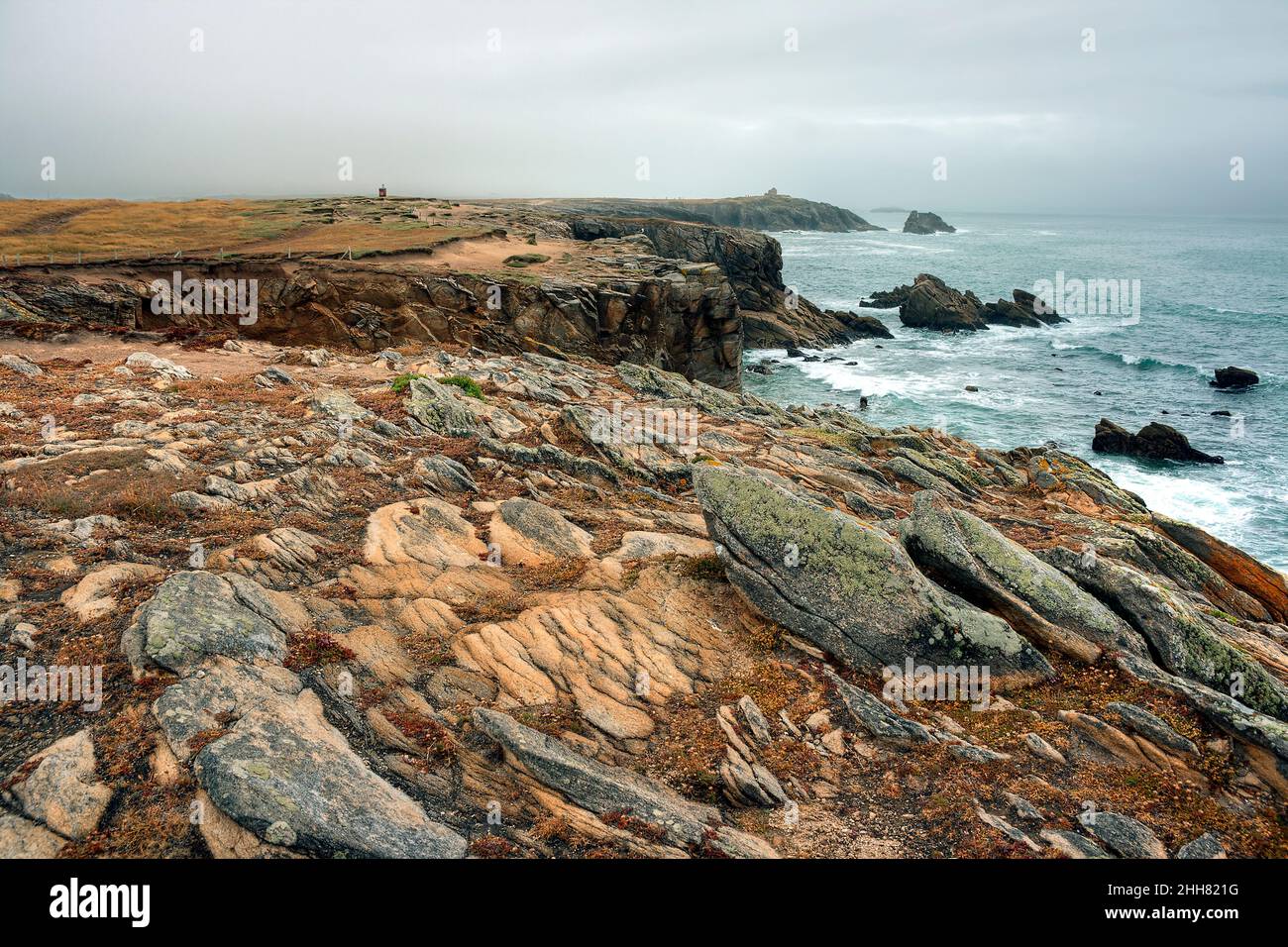 Côte Sauvage, Quiberon, France Stock Photo - Alamy
