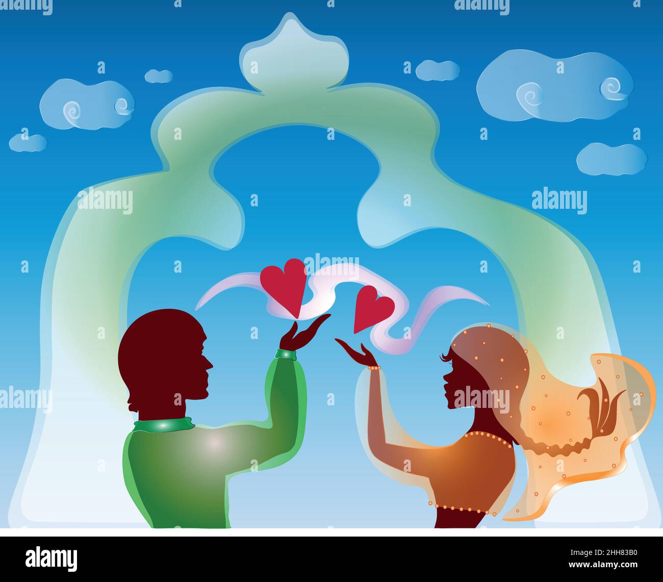 A love st Stock Vector Images - Alamy