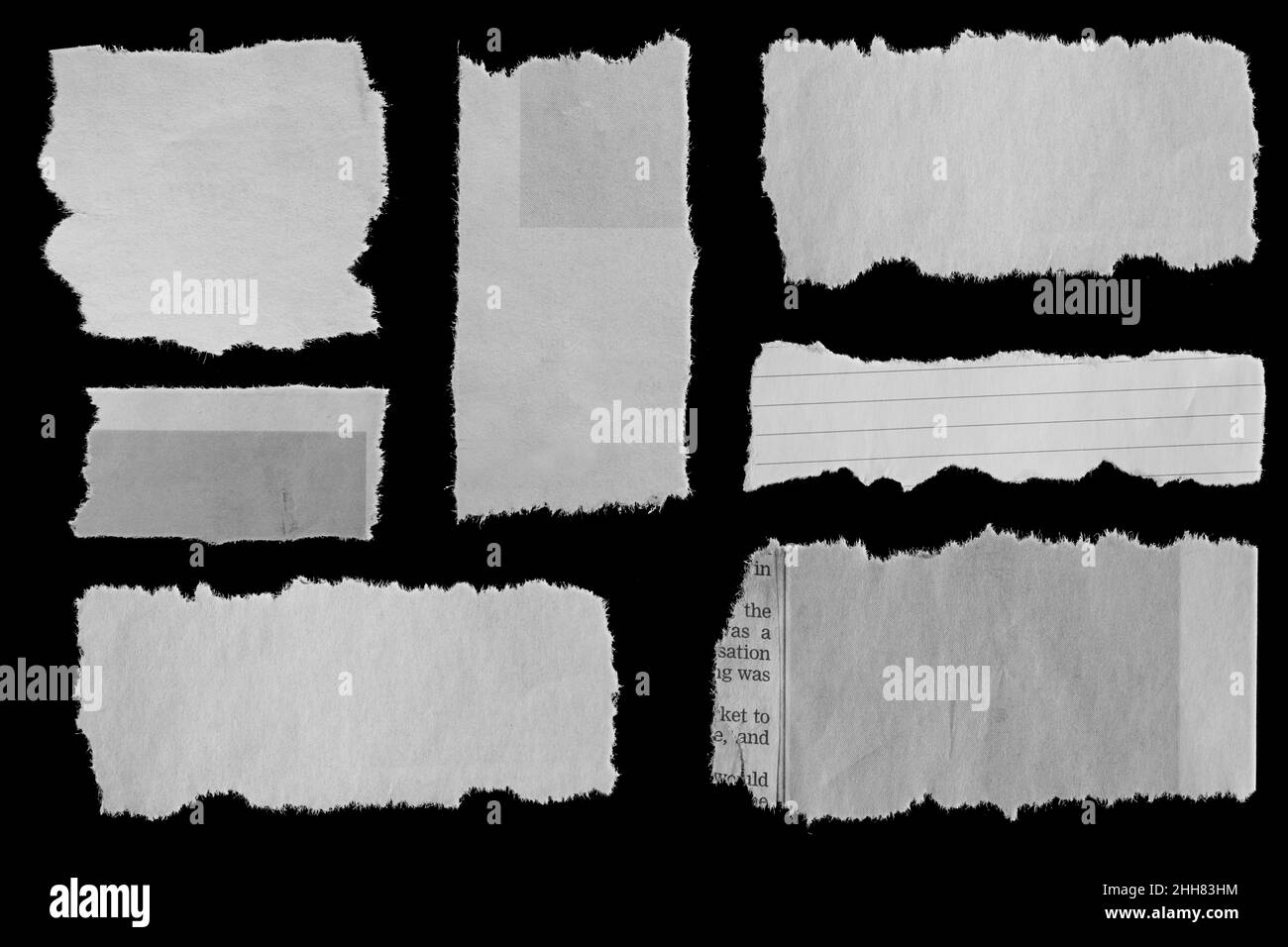 Torn newspaper nobody hi-res stock photography and images - Alamy
