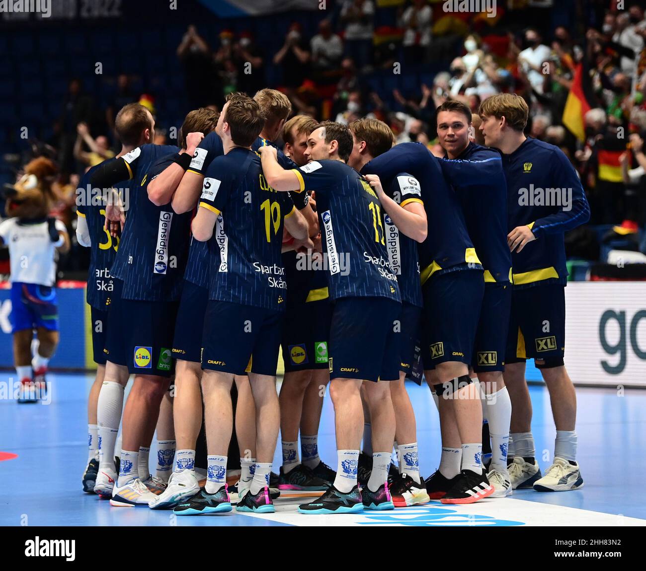 Bratislava, Slovakia. 23rd Jan, 2022. Handball, European Championship ...