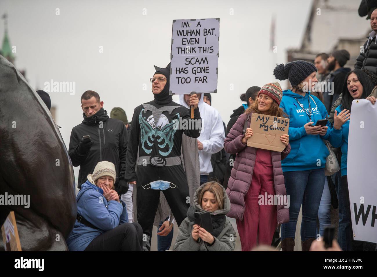 March for Freedom, London, UK - 22nd January 2022 Thousands of ...