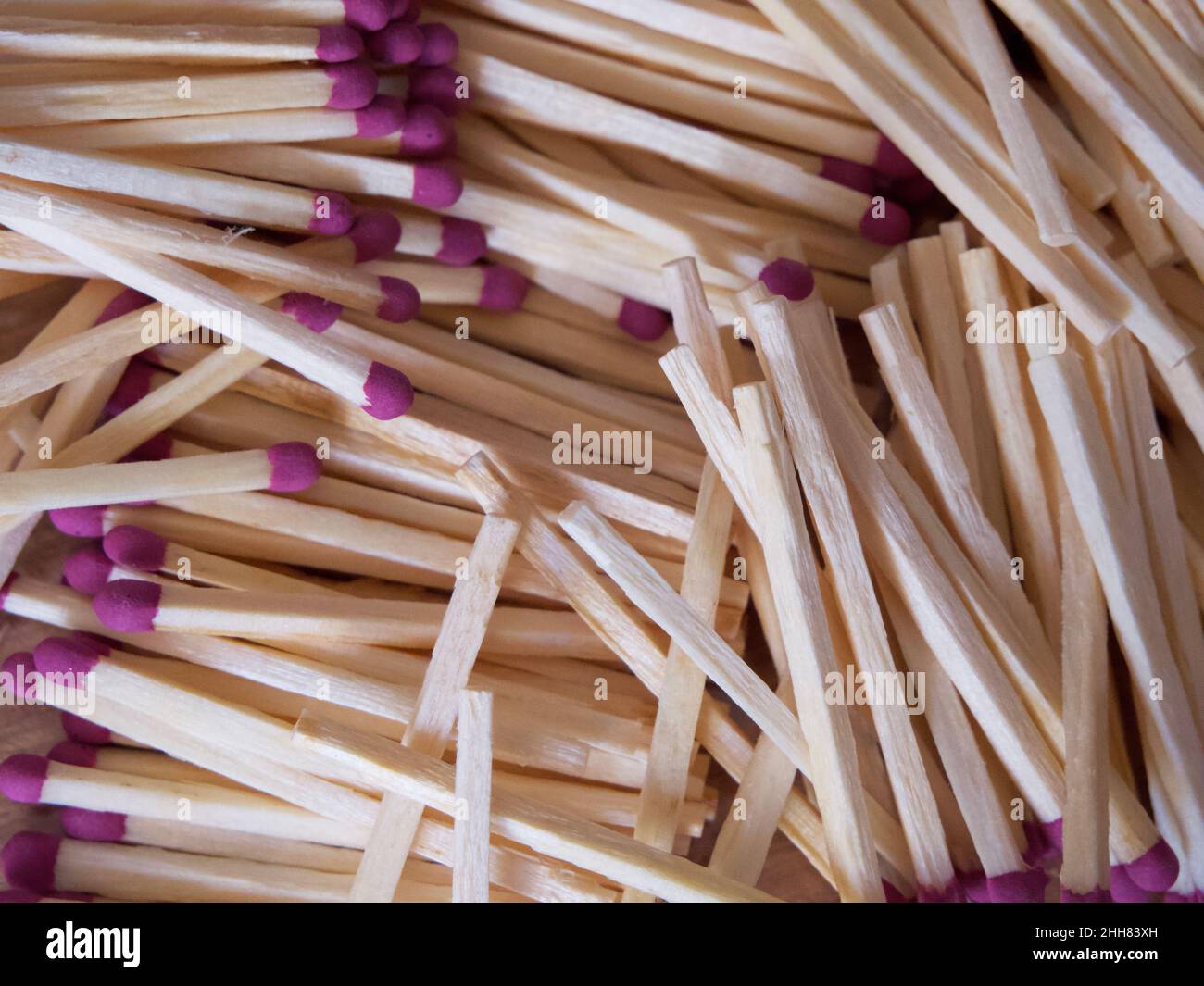 A bunch of matches, a close-up shot Stock Photo - Alamy