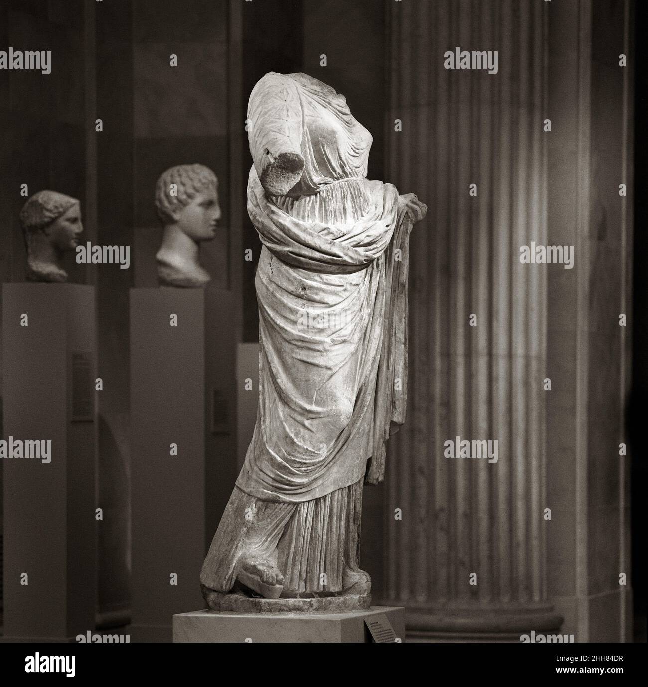 Marble statue of a woman 2nd half of the 4th century B.C. Greek The ...