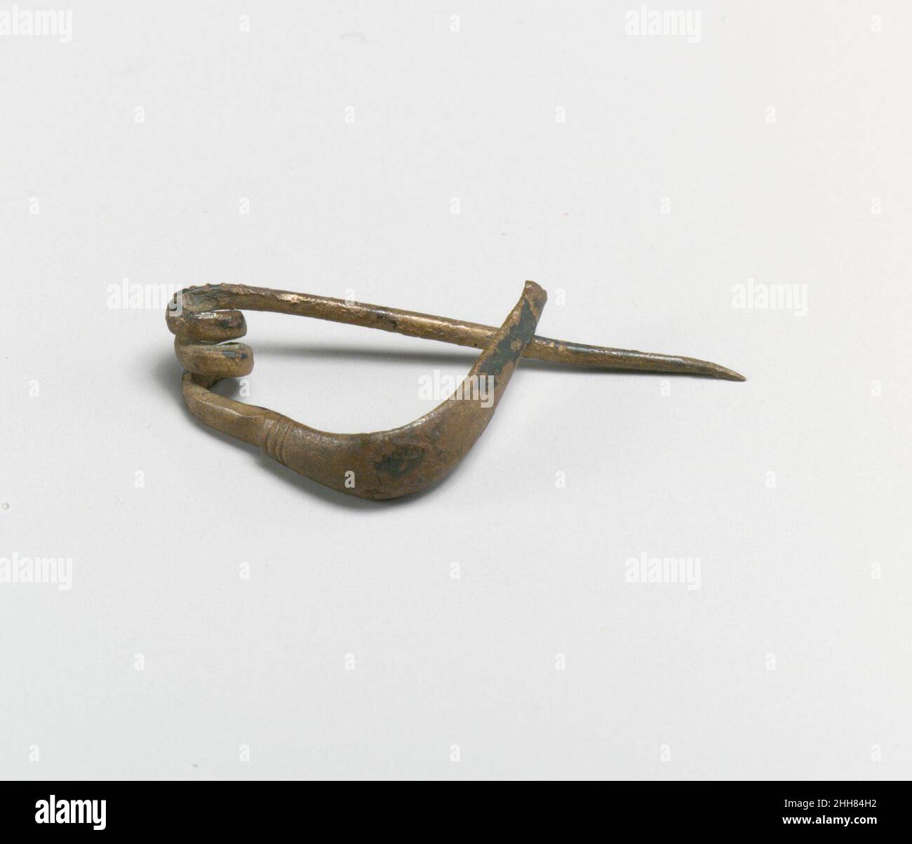 Fibula, boat-shaped type 8th–6th century B.C. Italic The bow is solid ...
