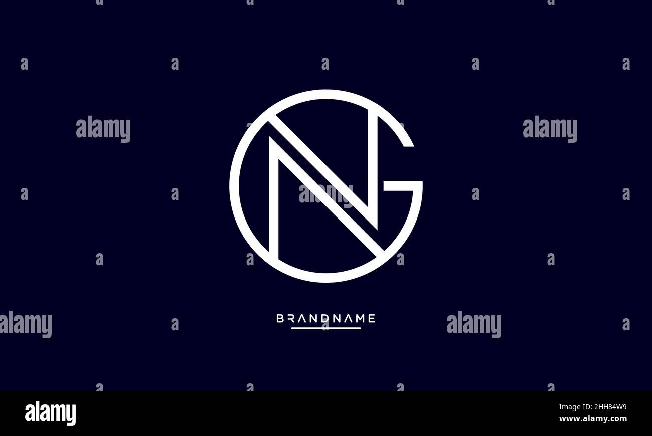 Alphabet Letters NG, GN Logo Emblem Monogram Stock Vector Image & Art ...