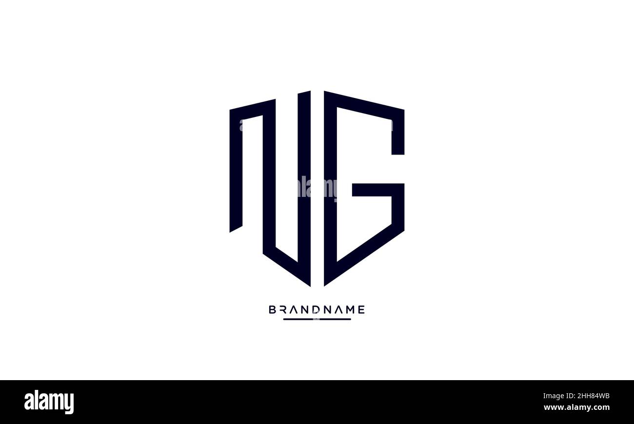 Alphabet Letters NG, GN Logo Emblem Monogram Stock Vector Image & Art ...