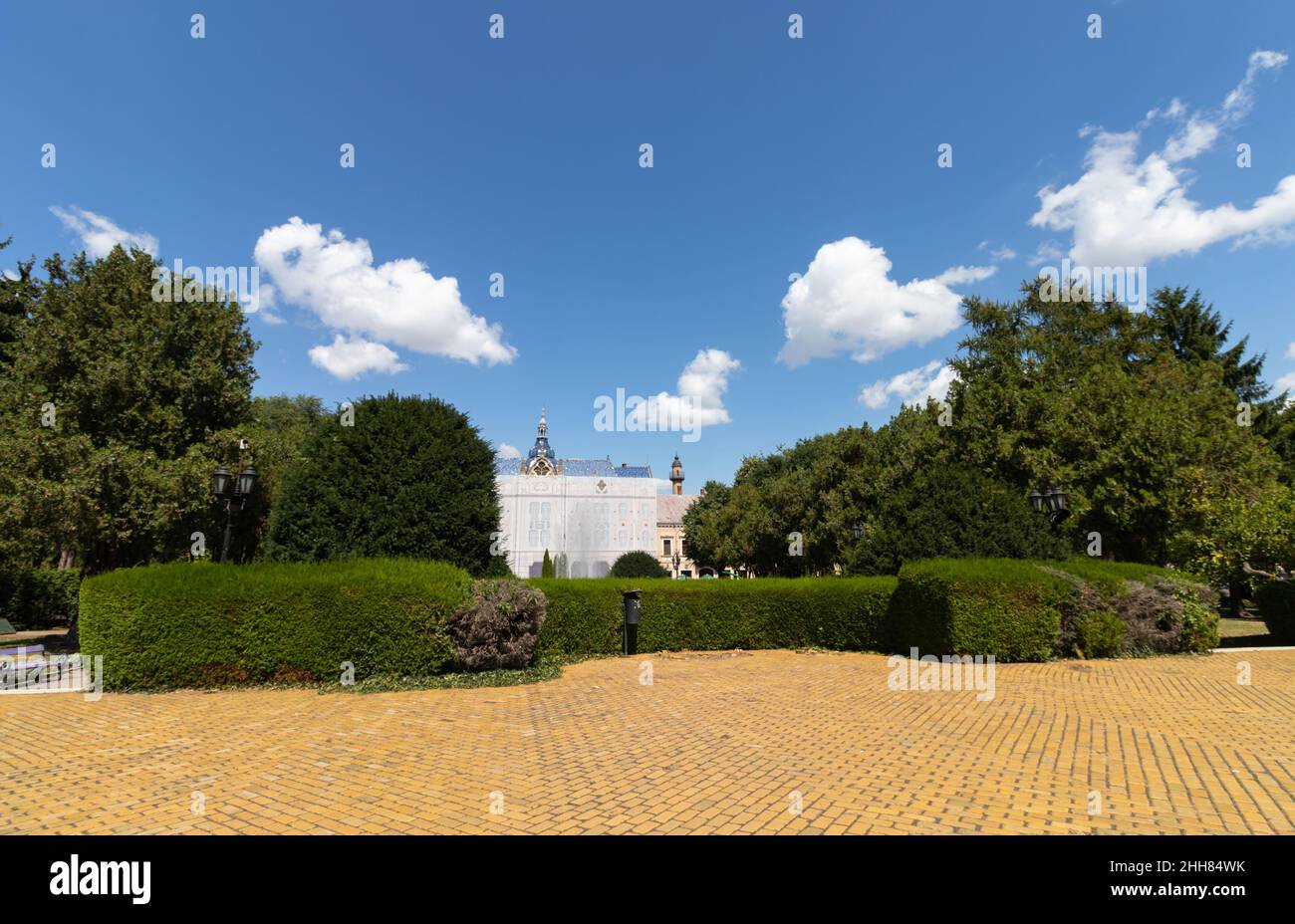 Satu Mare, Romania-August 20, 2021: Summer photo from the park in the ...