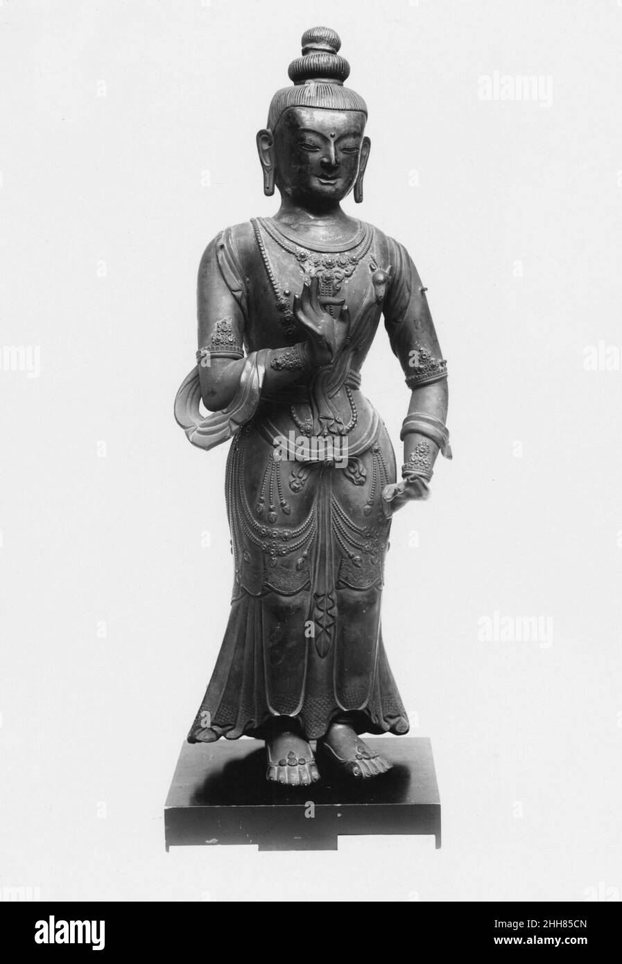 Standing Maitreya 1700–1750 Tibet. Standing Maitreya 39267 Stock Photo ...