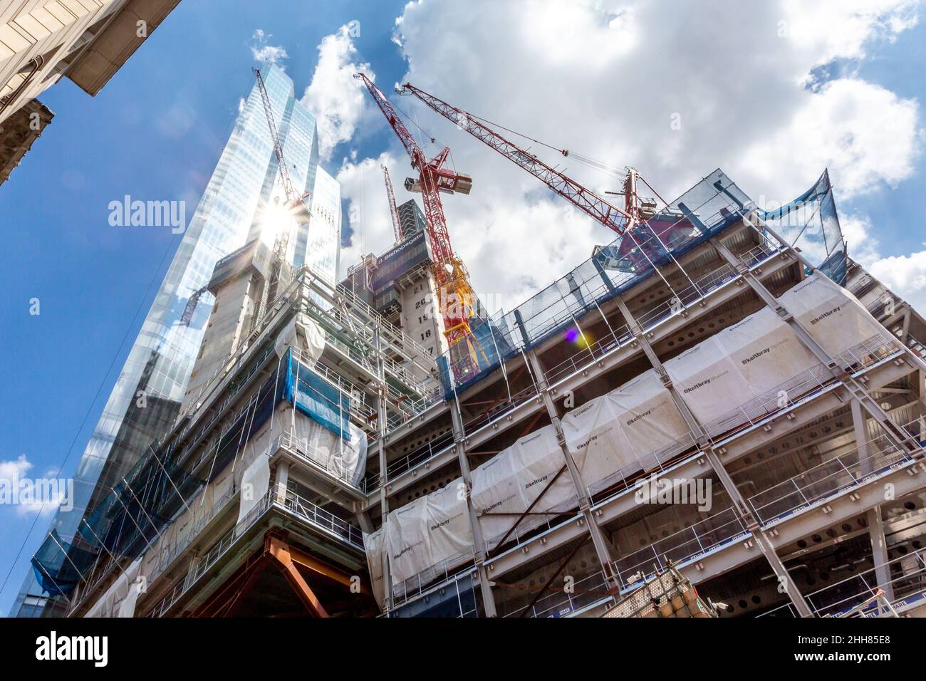 Construction of 6-8 Bishopsgate, London, UK Stock Photo - Alamy