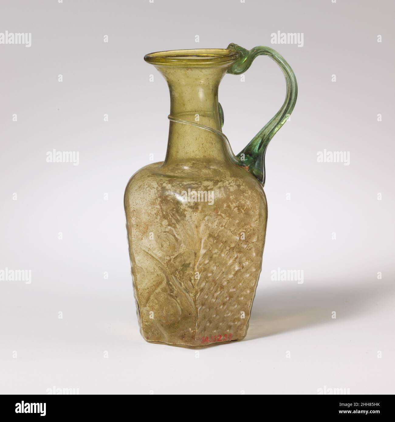 Glass hexagonal jug 6th–early 7th century A.D. Roman, Syrian ...