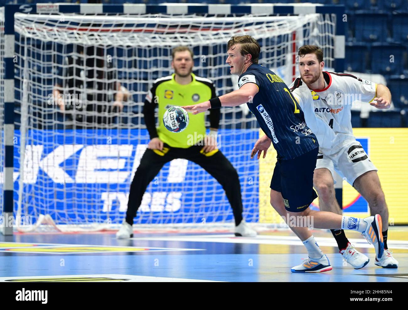 Bratislava, Slovakia. 23rd Jan, 2022. Handball, European Championship ...