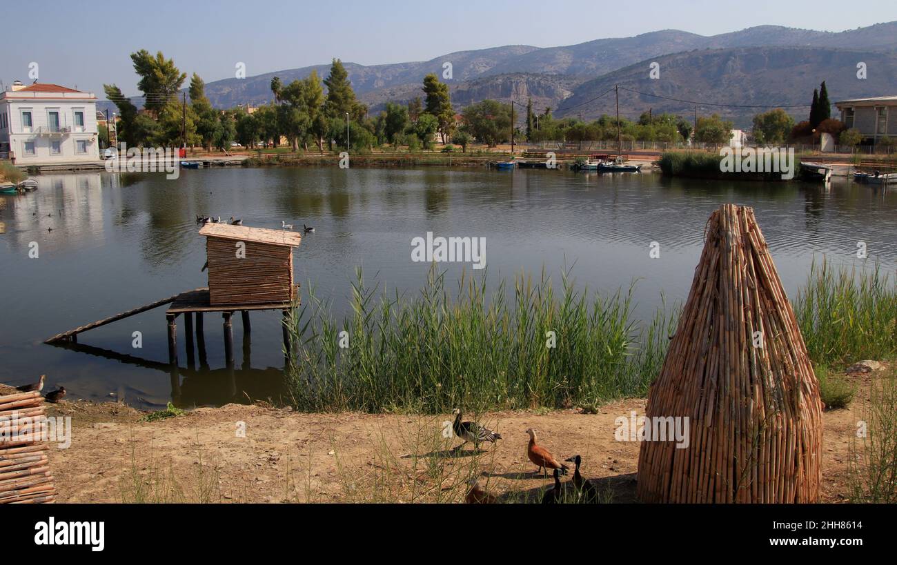 Greek lagoons hi-res stock photography and images - Alamy