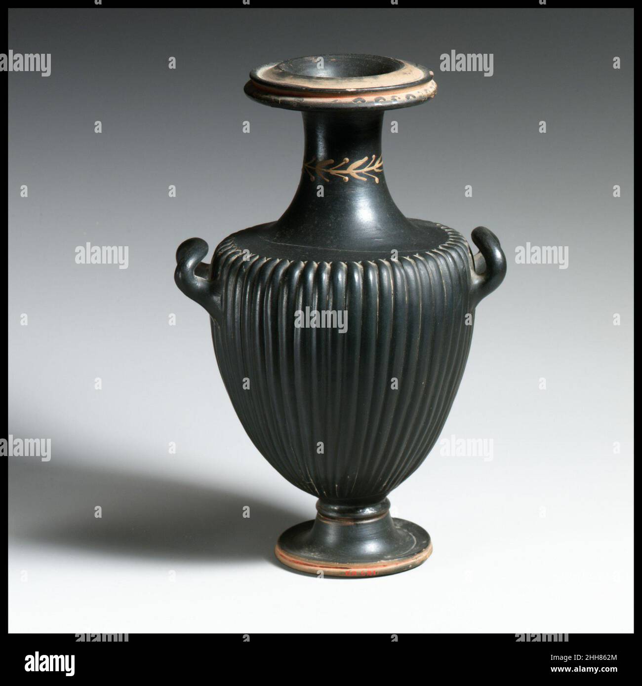 Terracotta hydria (water jar) ca. 350–300 B.C. Greek, South Italian ...