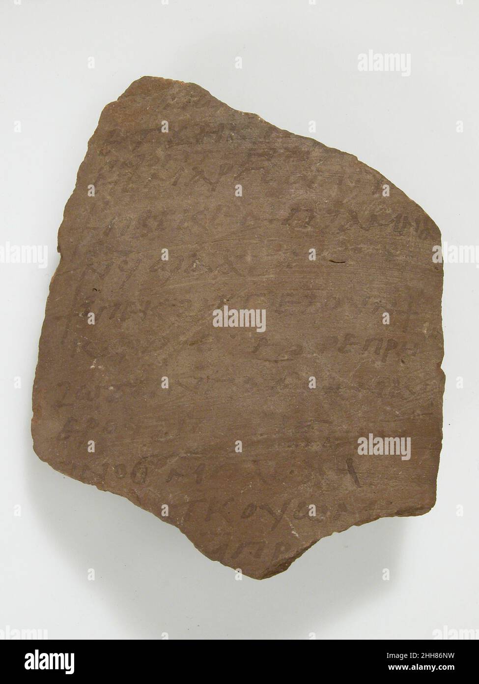 Ostrakon 7th century Coptic. Ostrakon 474518 Stock Photo - Alamy