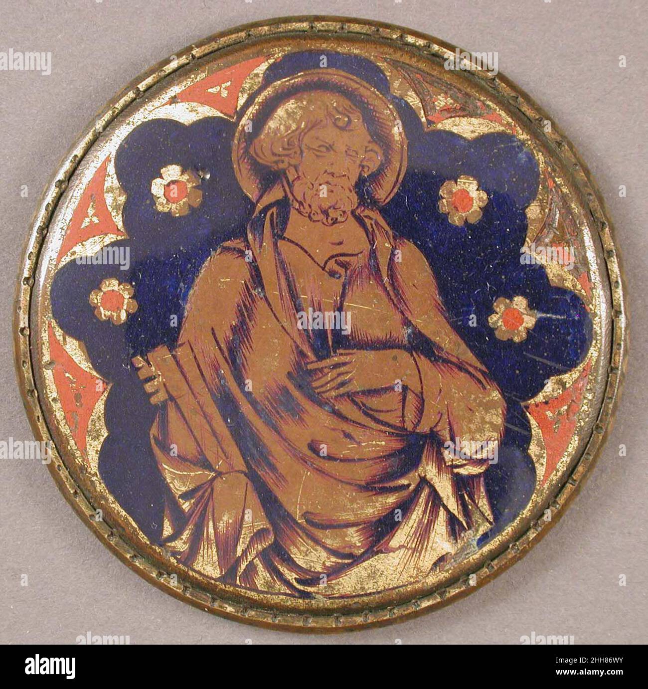 Medallion with Saint Peter ca. 1320–40 Italian This enamel medallion ...