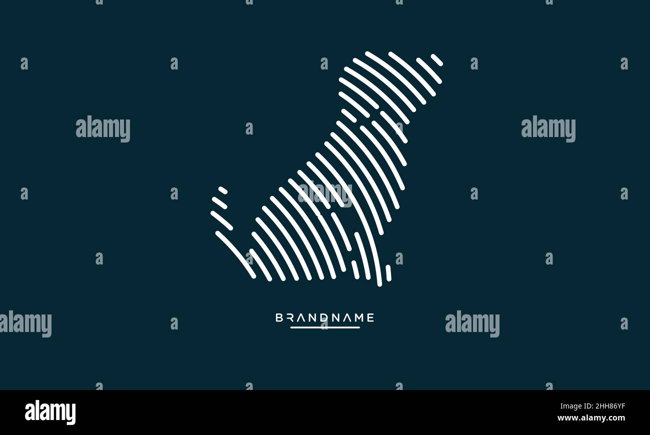 Puppy line art Stock Vector Images - Alamy