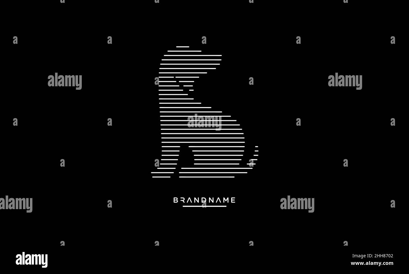 Puppy line art Stock Vector Images - Alamy