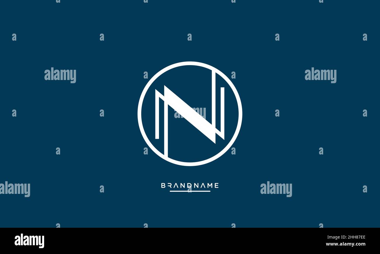 Alphabet Letters NO, ON Initial Logo Emblem Monogram Stock Vector Image ...