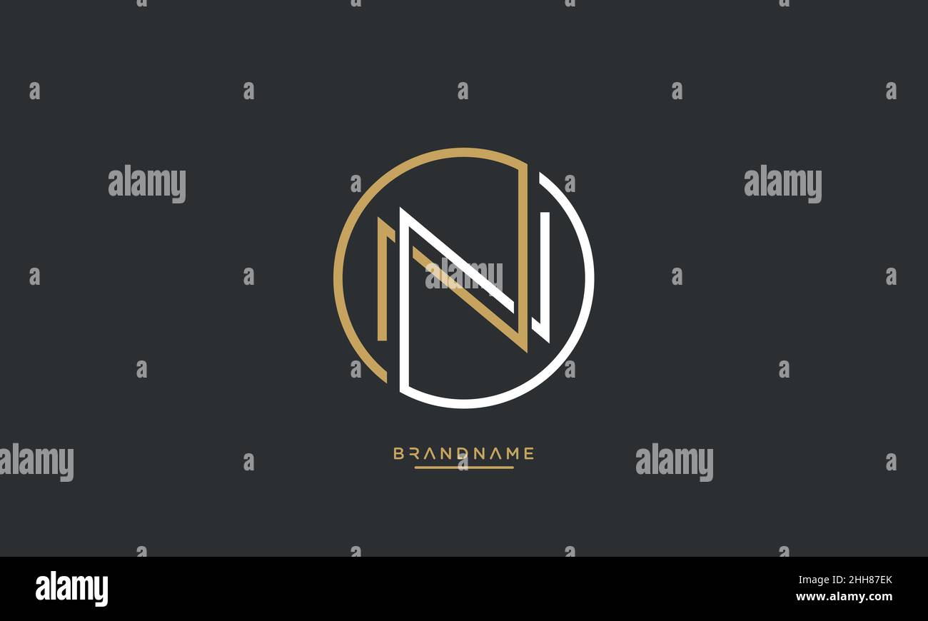 NN, N Alphabet letters Logo Emblem Monogram Stock Vector Image & Art ...
