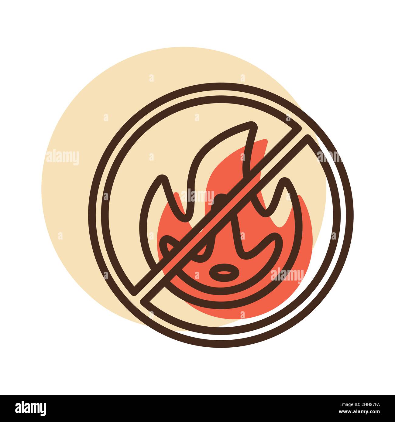 Warning No Escape Stock Vector Images - Alamy