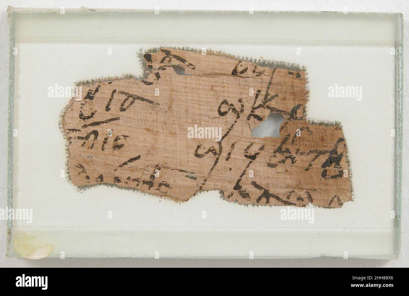 Papyrus Fragment 580–640 Coptic. Papyrus Fragment. Coptic. 580–640 ...