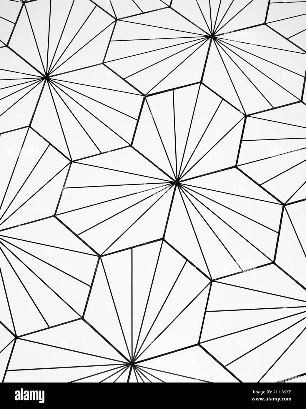 Inside inside the interior building Black and White Stock Photos ...