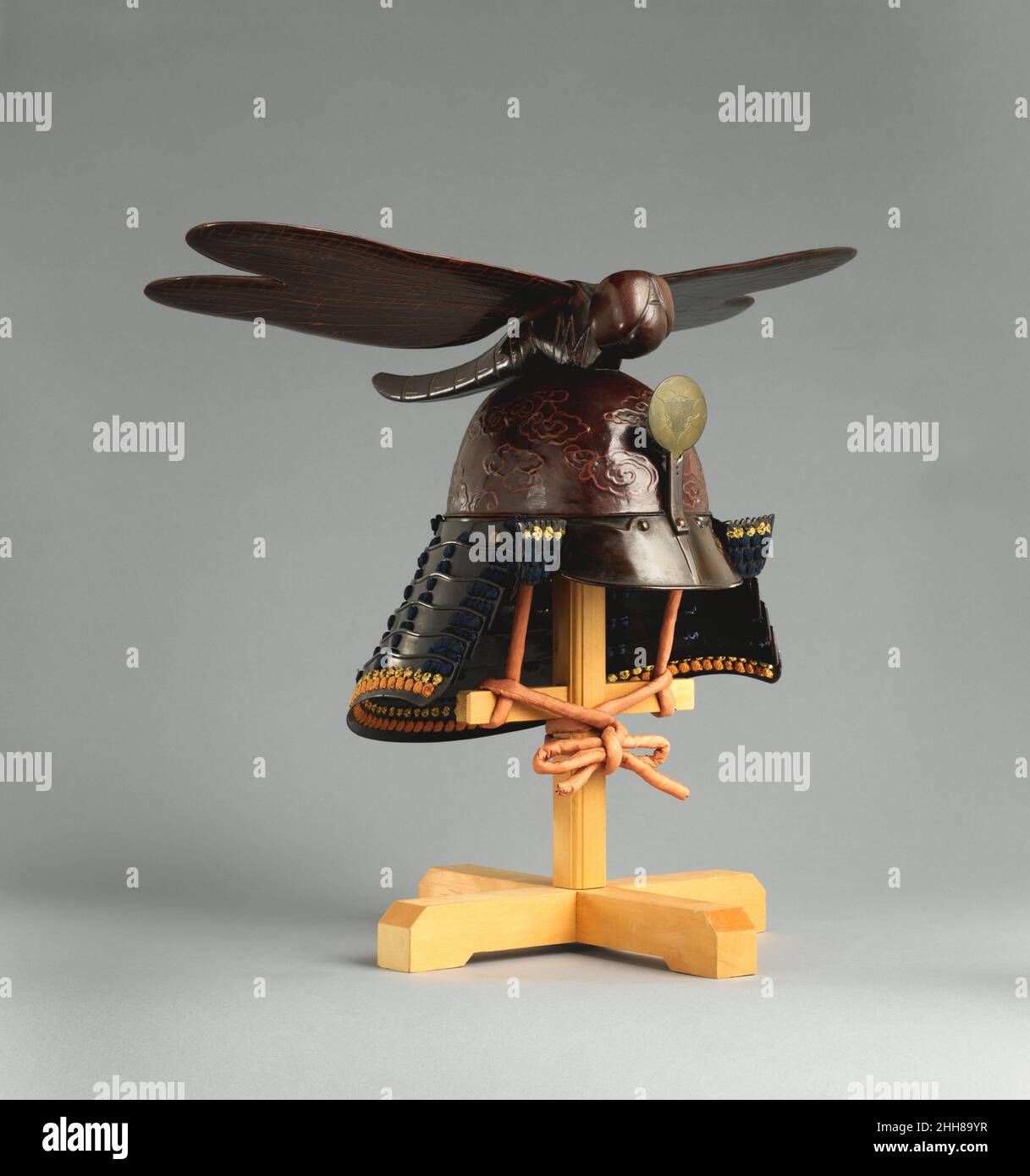 Helmet (Kawari-kabuto) Surmounted by a Dragonfly 18th century ...