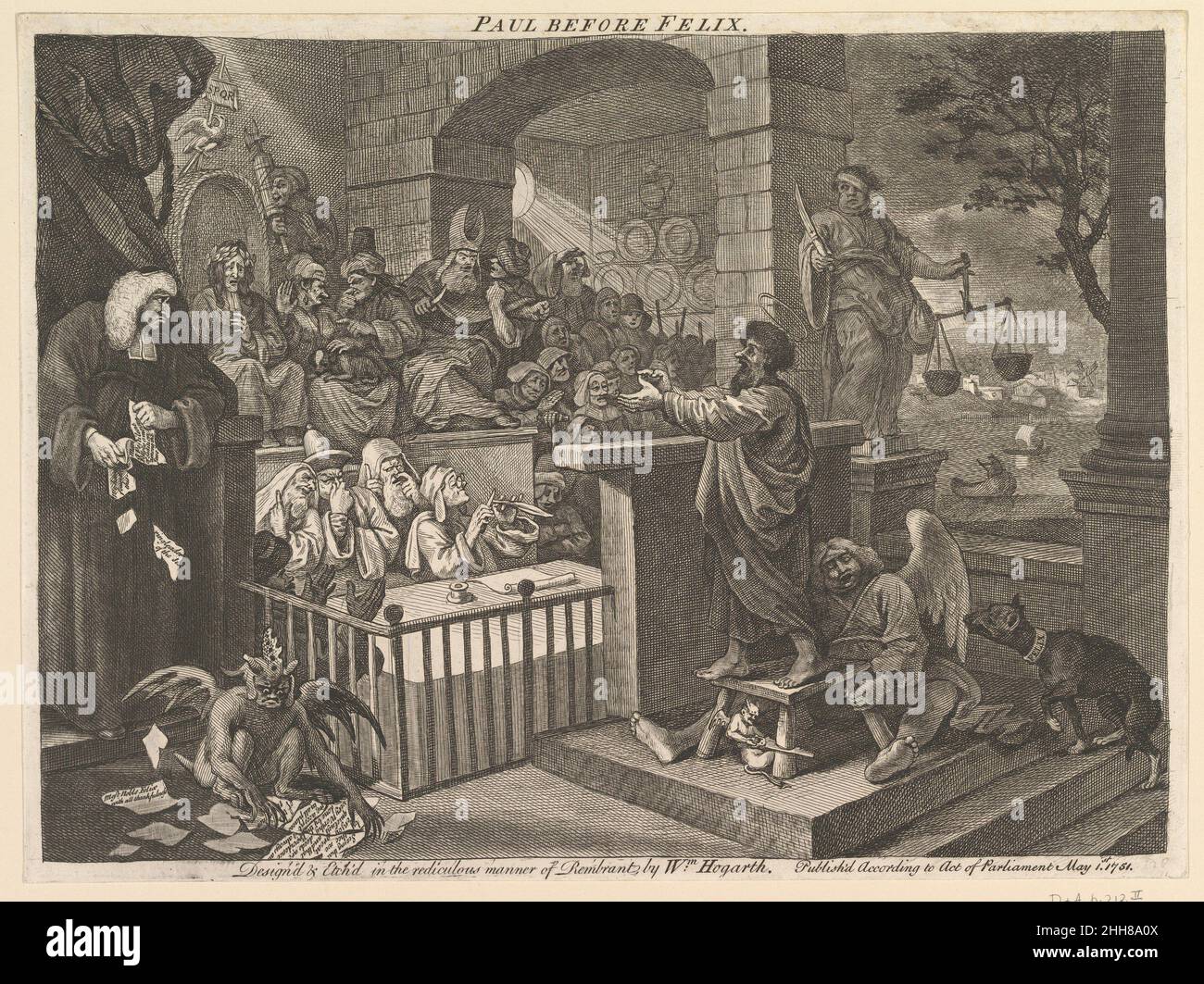 Paul before felix hogarth hi-res stock photography and images - Alamy