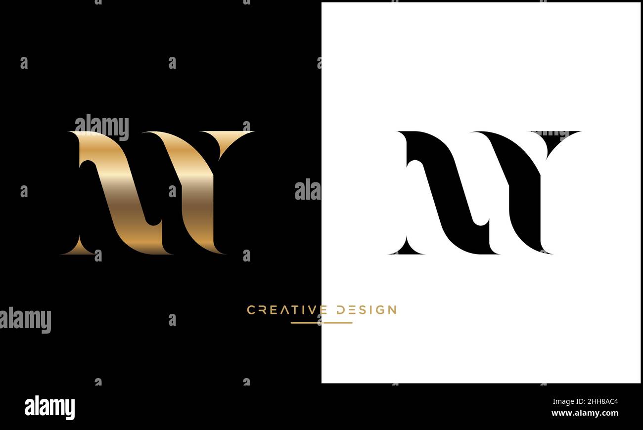 Ny fonts Stock Vector Images - Alamy