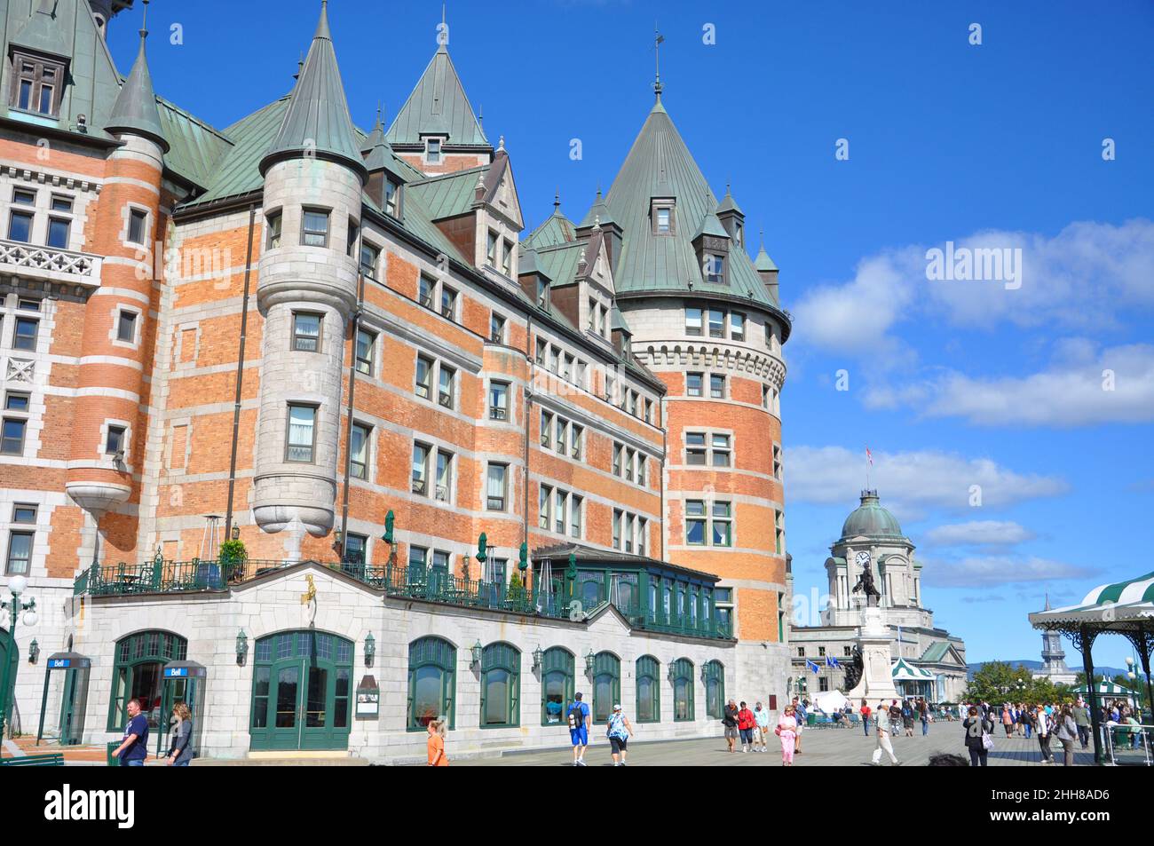 Chateau Frontenac is a historic castle built in 1893 with Chateauesque ...
