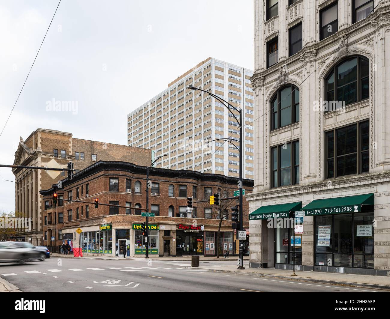 Buildings in the Uptown neighborhood Stock Photo - Alamy