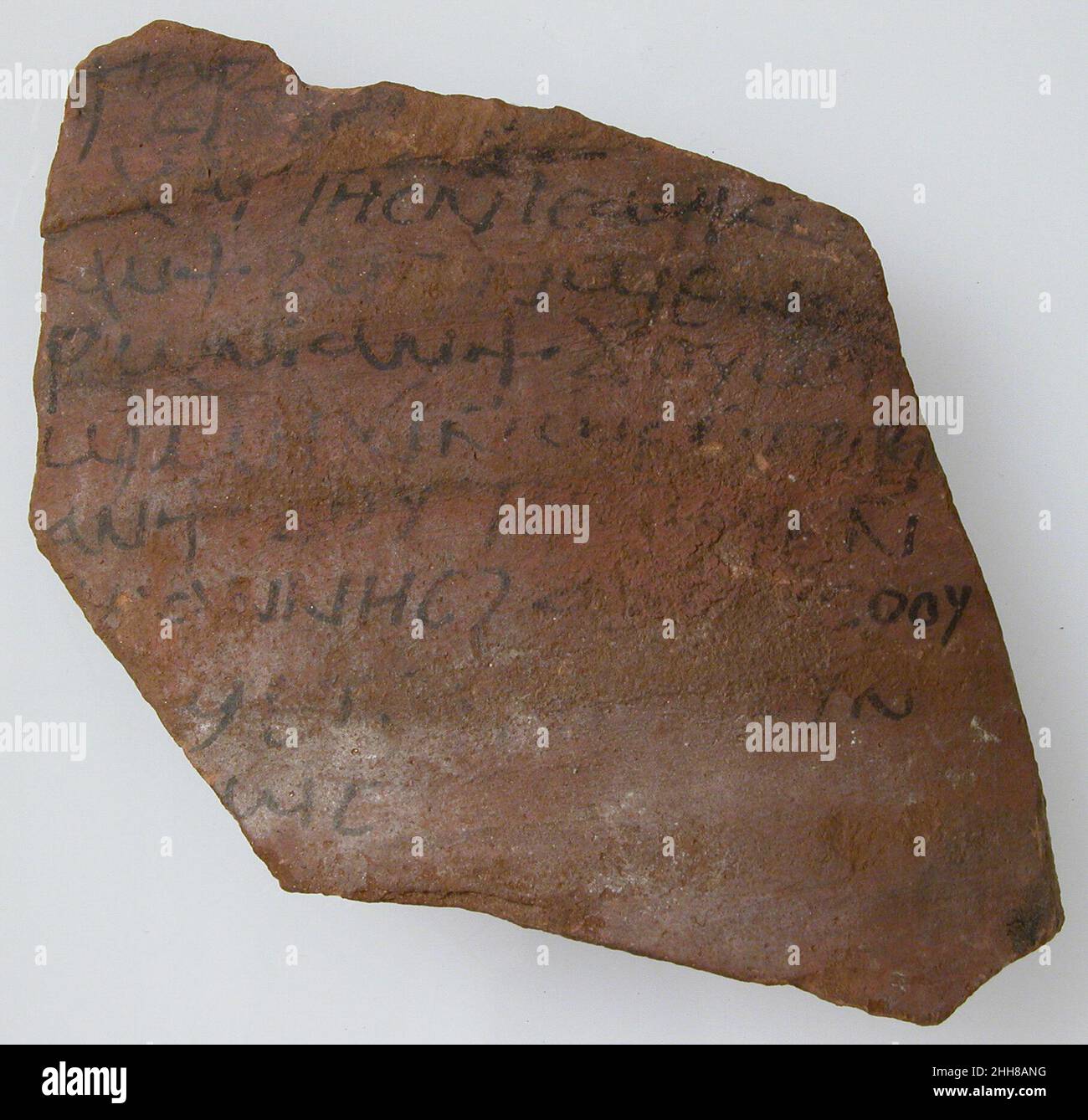 Ostrakon 7th century Coptic. Ostrakon 474570 Stock Photo - Alamy
