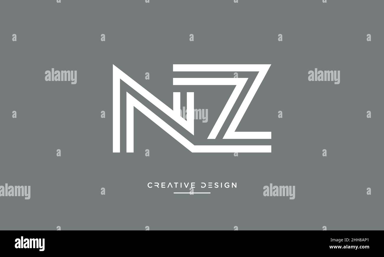Nz alphabets Stock Vector Images - Alamy