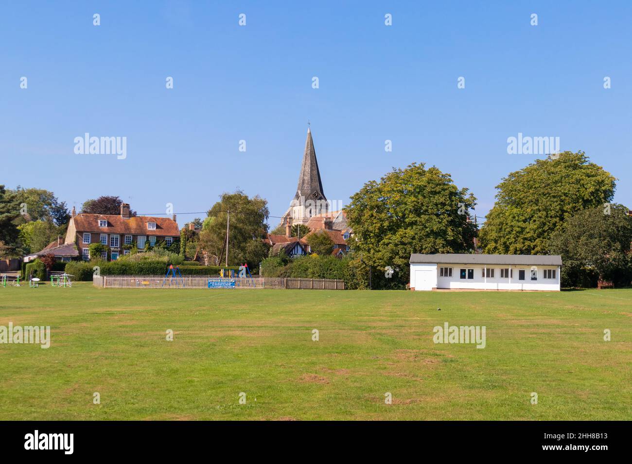 Woodchurch village green, woodchurch, kent, uk Stock Photo - Alamy