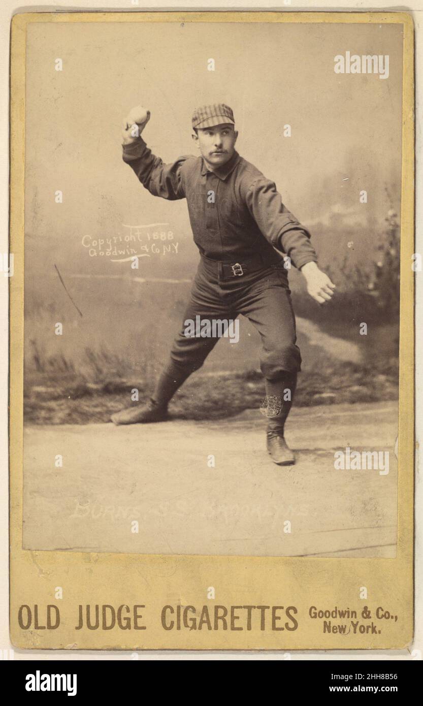 Thomas P. "Oyster" Burns, Shortstop, Brooklyn, from the series Old ...