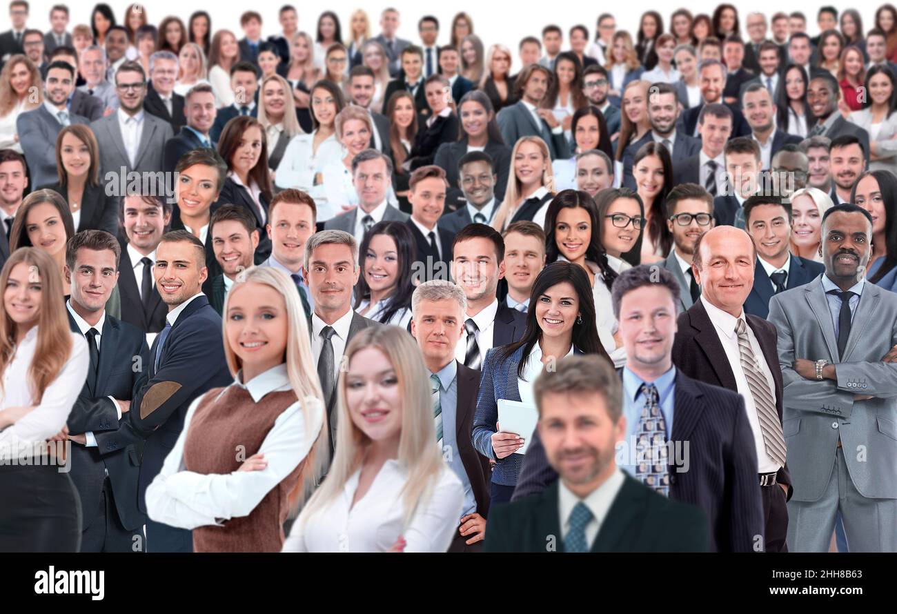 Collage of a large group of face Stock Photo - Alamy