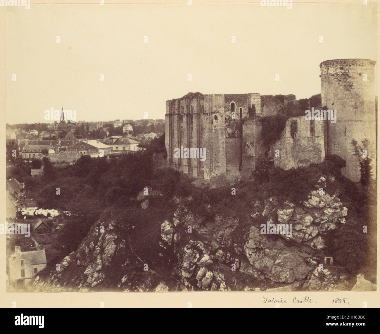 Falaise Castle 1856 Alfred Capel Cure British. Falaise Castle. Alfred ...