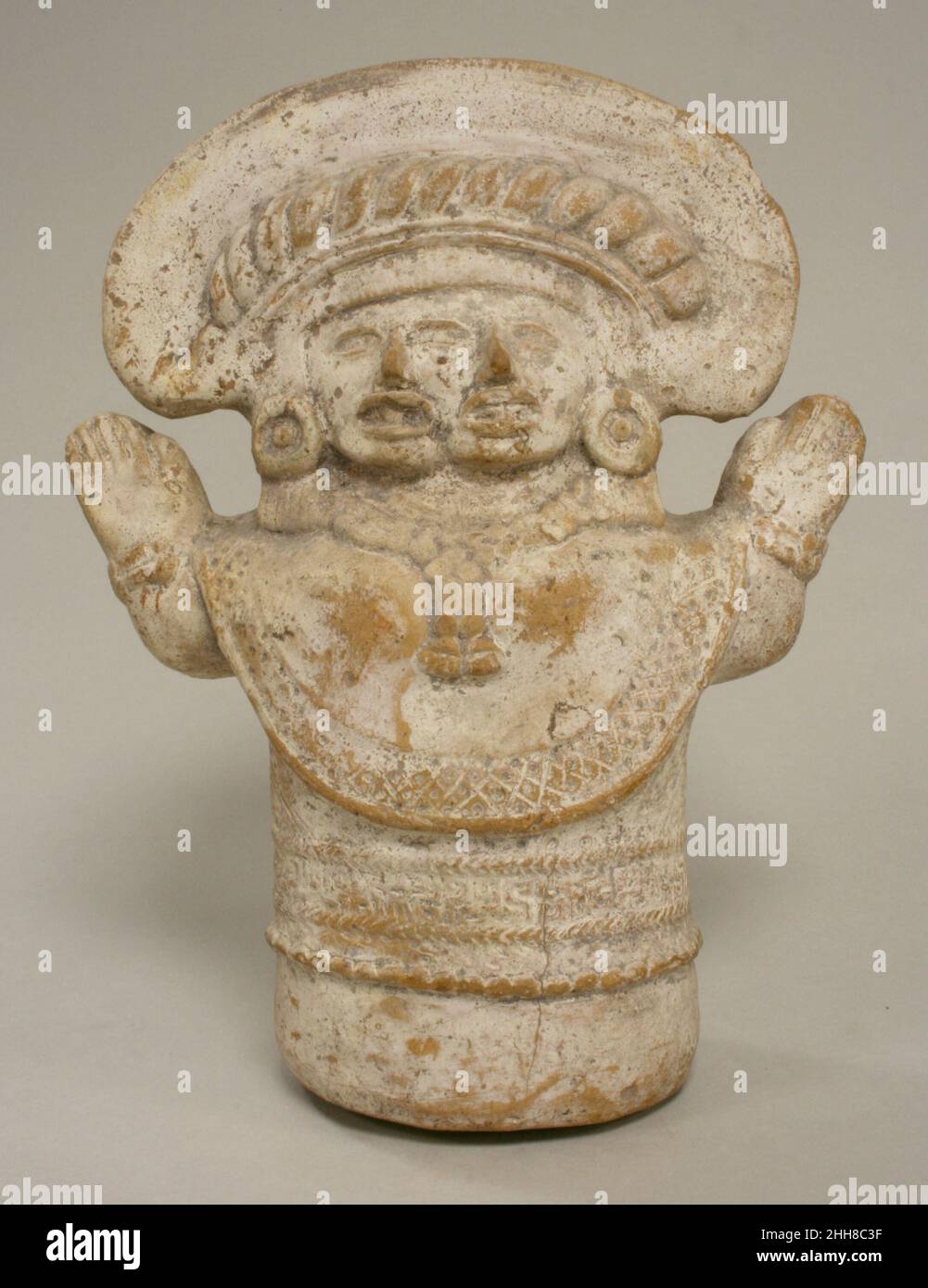 Two-headed figure rattle 13th–early 16th century Aztec. Two-headed ...