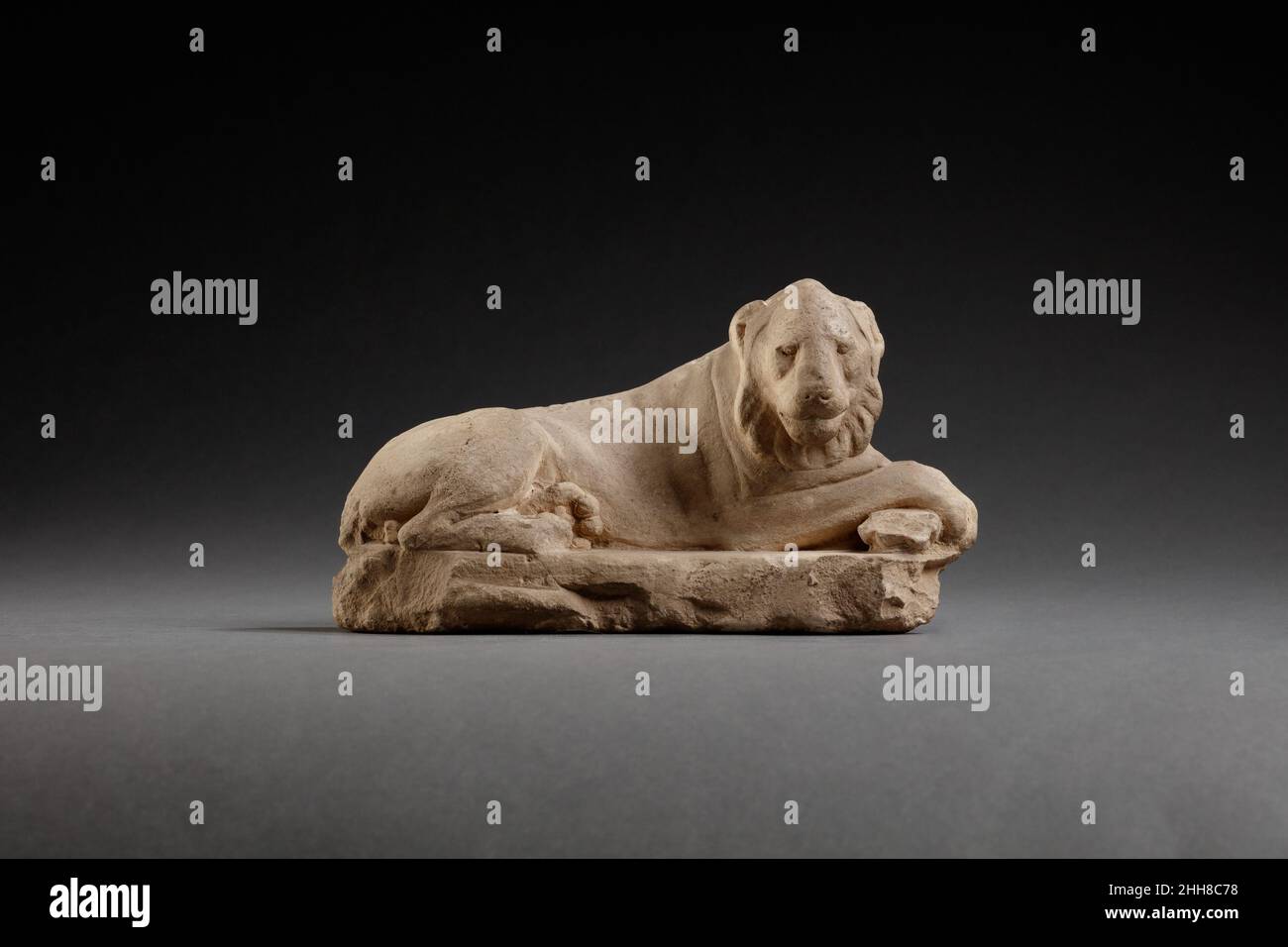 Reclining Lion ca. 400–30 B.C. Late Period–Ptolemaic Period This small ...