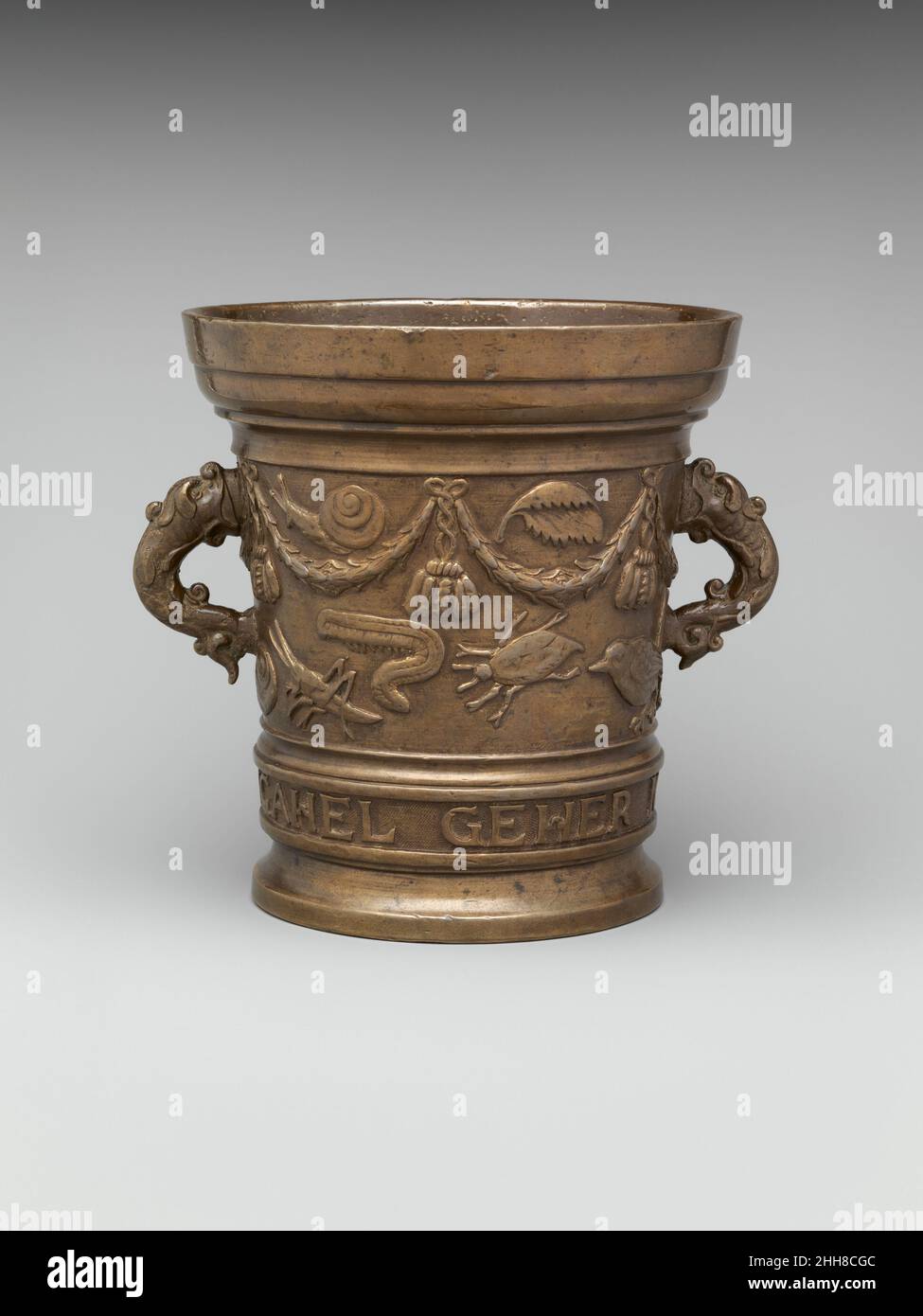 Mortar with Animal Frieze 1603 Modeled by Caspar Gras Mortars were used ...