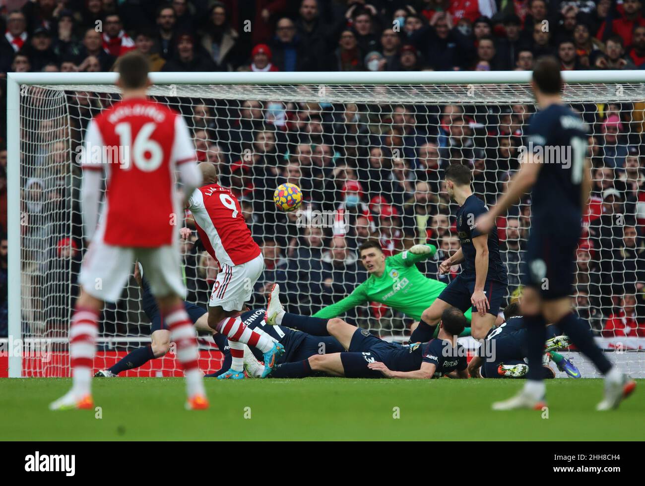 Goal blocked hi-res stock photography and images - Alamy