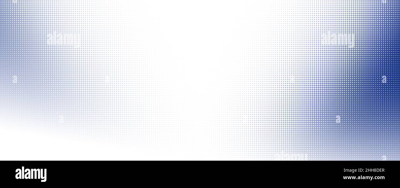 Blue abstract dotted halftone background with copy space. High ...