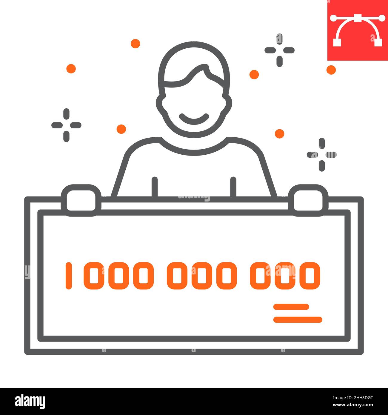 Lottery winner cheque hi-res stock photography and images - Alamy