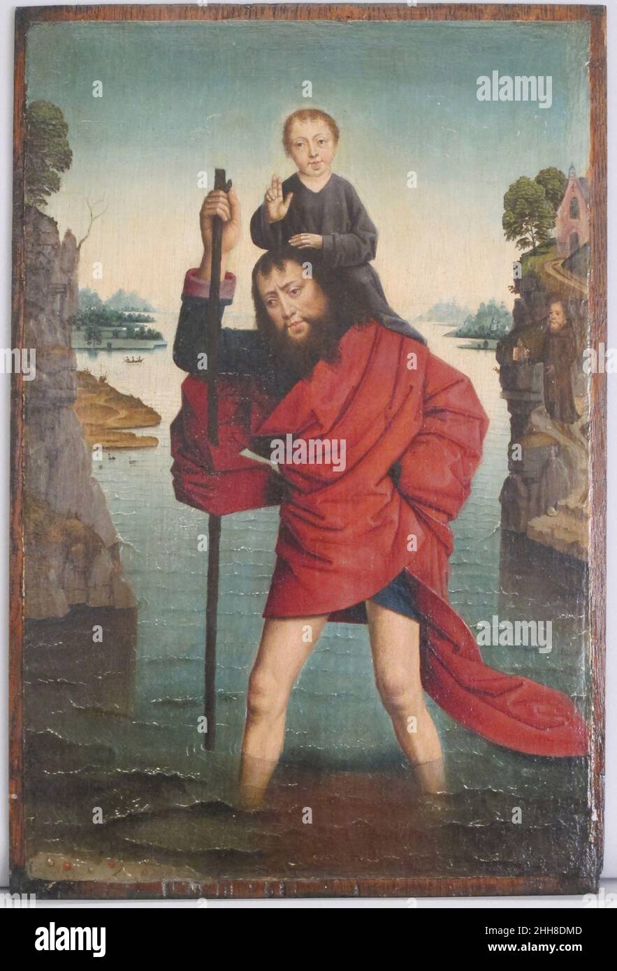 Saint Christopher and the Infant Christ After 1485 Follower of Dieric ...