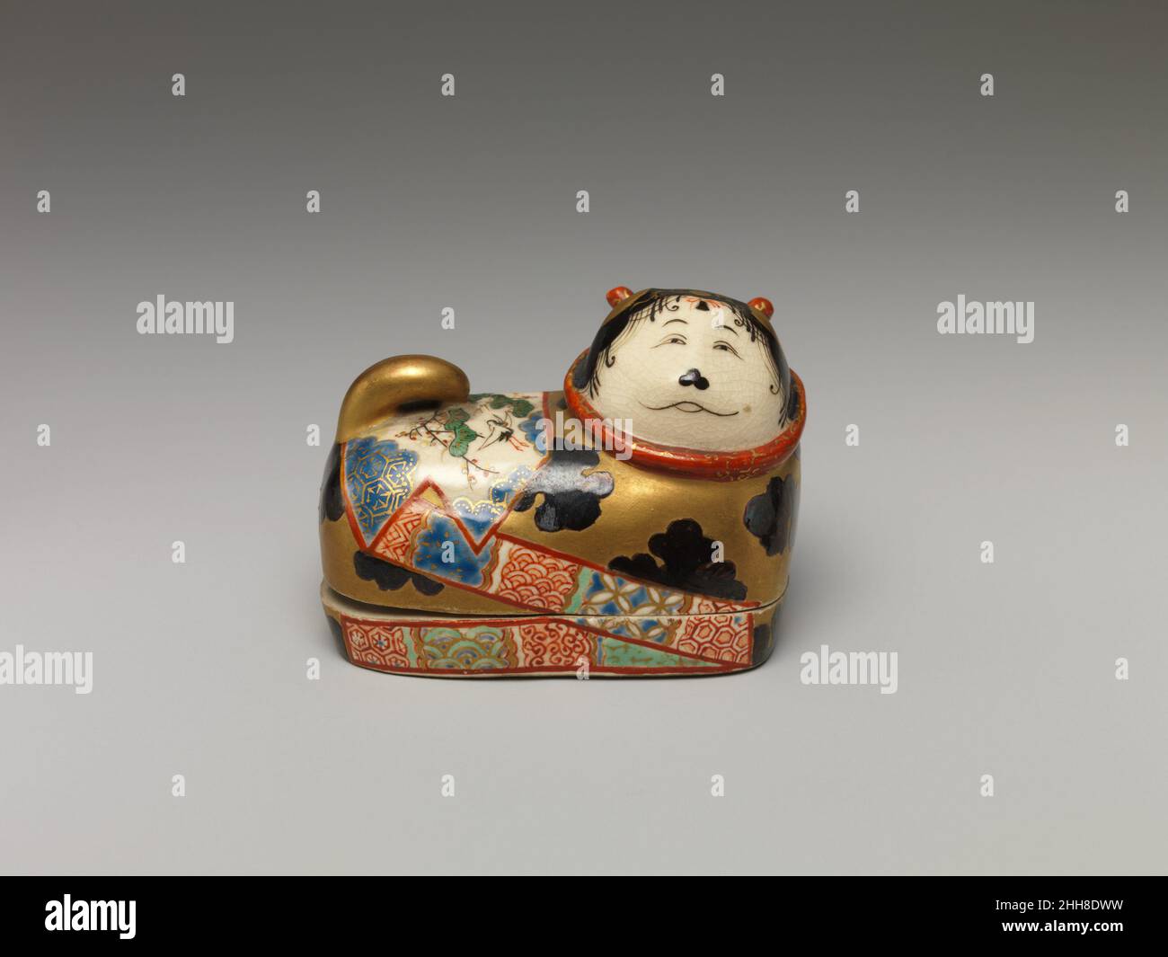 One of a Pair of Incense Boxes in the Shape of Dog Charms ca. 1840 ...