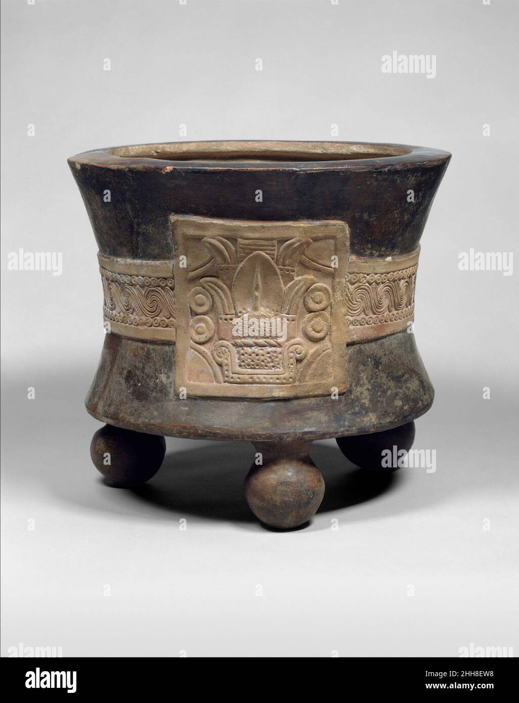 Tripod Vessel with Date Glyph 15th–early 16th century Aztec The ...