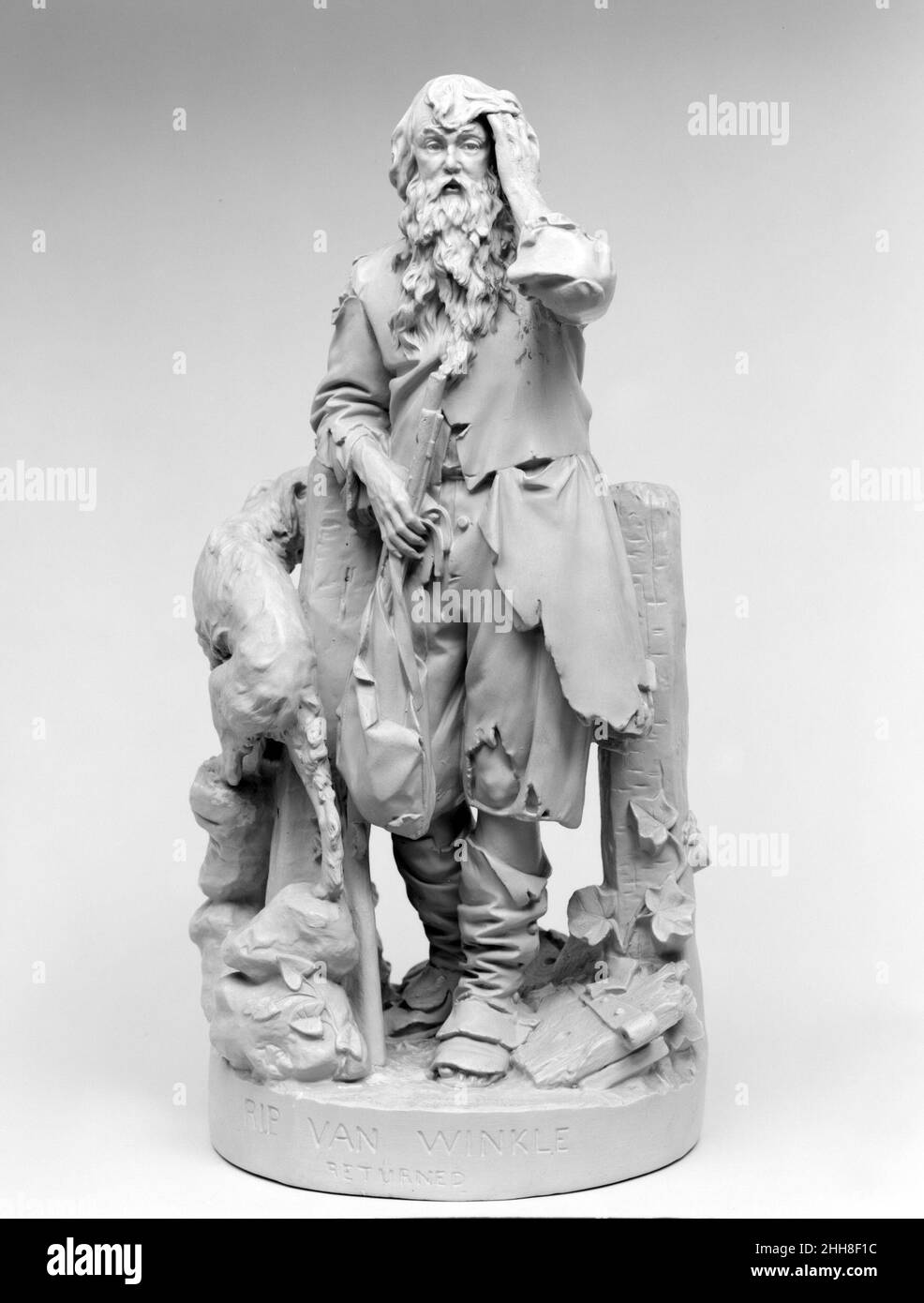 Rip Van Winkle Returned 1871; cast 1871 or after John Rogers American ...